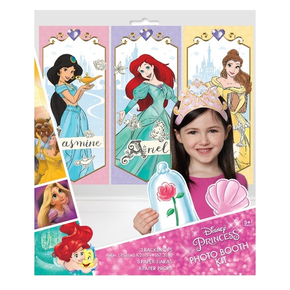 Disney | Other | Disney Princess Birthday Party Photo Booth Kit 9pcs ...
